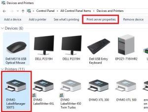 What do I do if my printer is listed as Unknown device