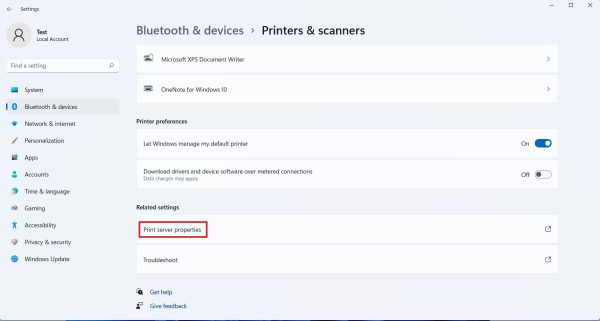 What do I do if my printer is listed as Unknown device