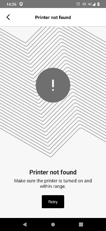 LetraTag 200B: How to solve the 'printer not found' error?